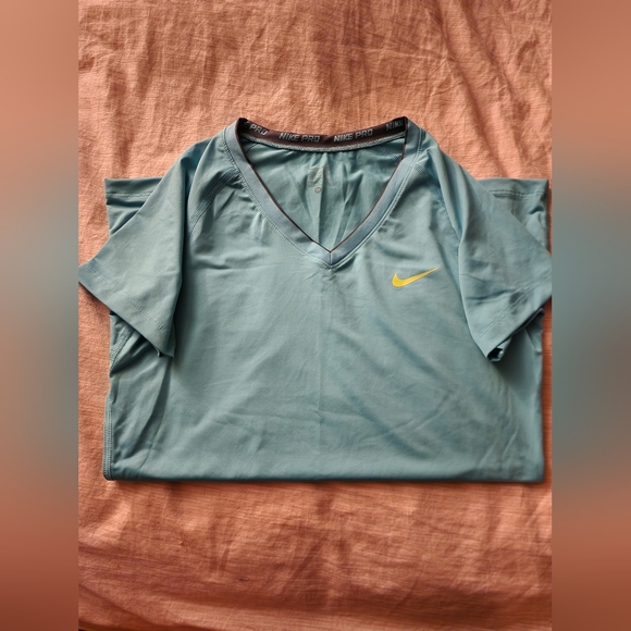 Nike | Tops | Nike Pro Vneck | Poshmark